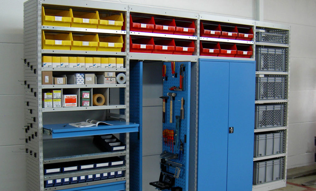 Storage bins, Semi-open storage bins, Tray inserts – LOKOMA